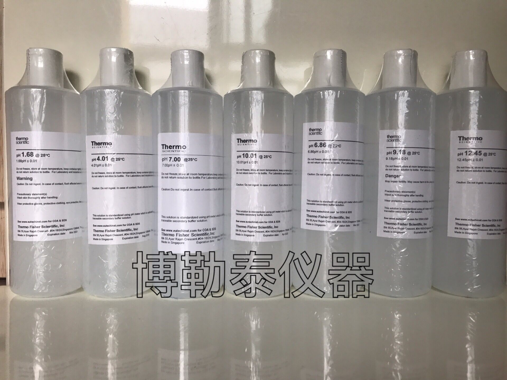 Thermo Eutech优特ECBU12BT标准溶液pH 12.45缓冲溶液，规格480ml